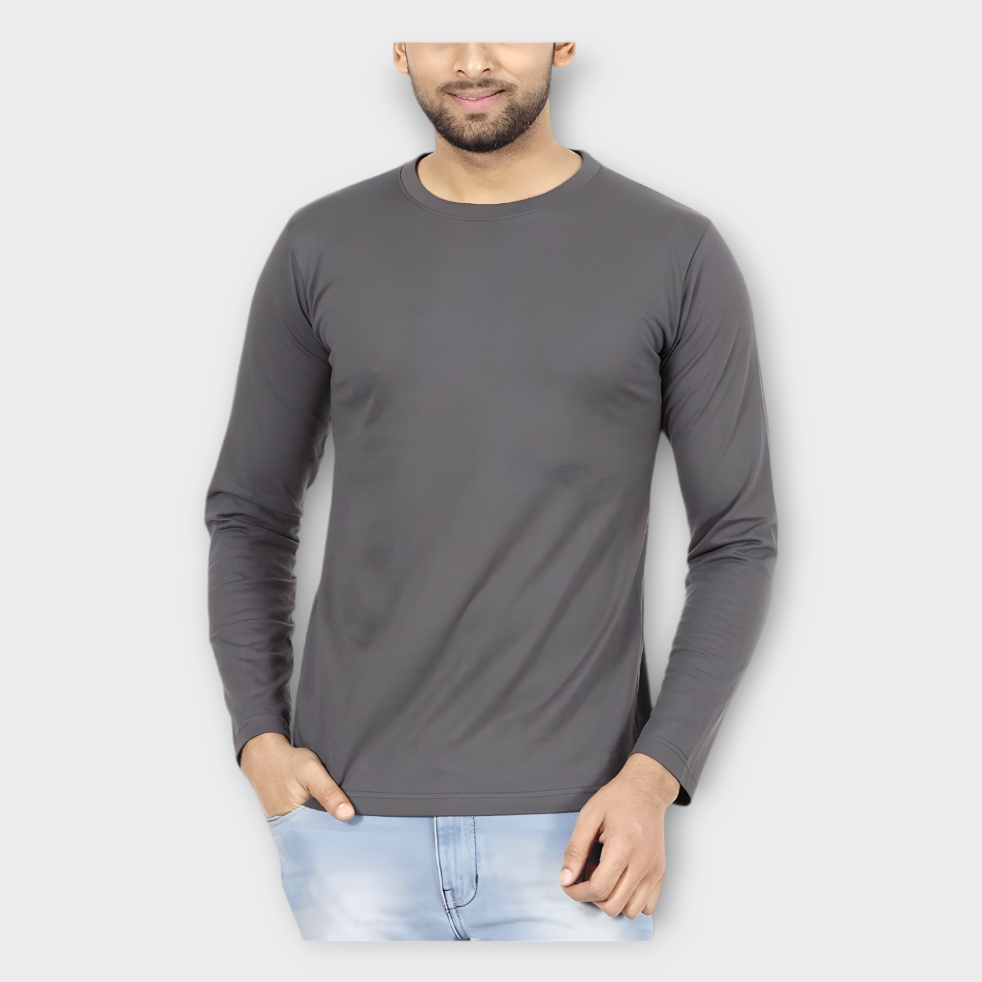 Winter Gray Bacis Sweatshirt For Men's – AUA&CO